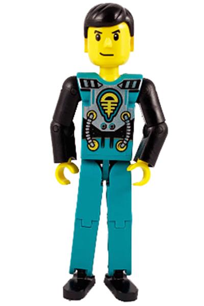 LEGO Technic Figure Dark Turquoise Legs tech013 | BrickEconomy