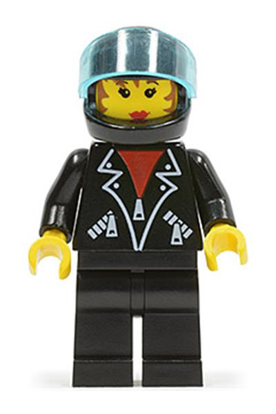LEGO Female with Leather Jacket tel003 | BrickEconomy