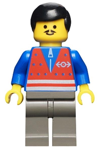 LEGO Train Mechanic Operator Minifigure trn055 | BrickEconomy