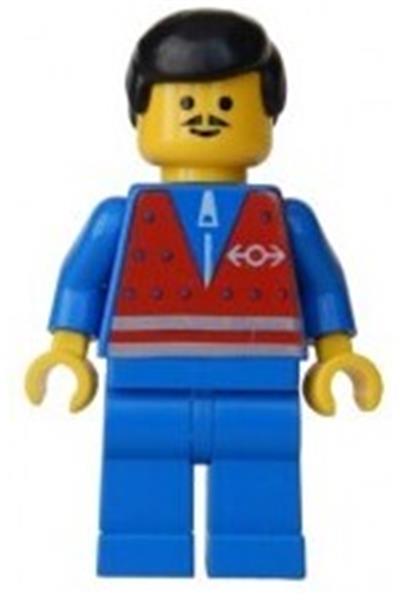 LEGO Construction Worker Minifigure trn072 | BrickEconomy