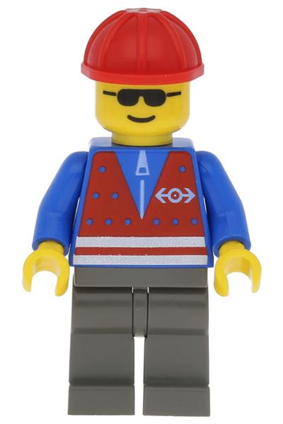 LEGO Construction Worker Minifigure trn081 | BrickEconomy