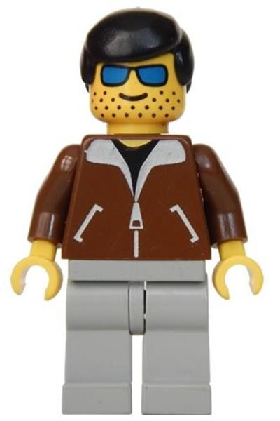 LEGO Male with Jacket Brown Minifigure twn003 | BrickEconomy