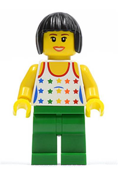 LEGO Female with Rainbow Stars twn110 | BrickEconomy