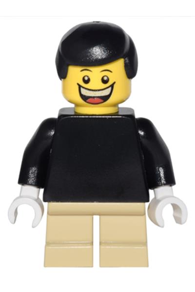 LEGO Boy with Plain Black Torso twn122 | BrickEconomy