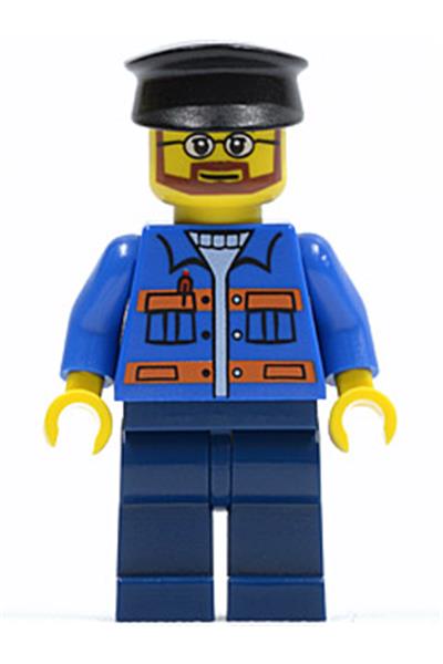 LEGO Male in Blue Jacket Minifigure twn124 | BrickEconomy