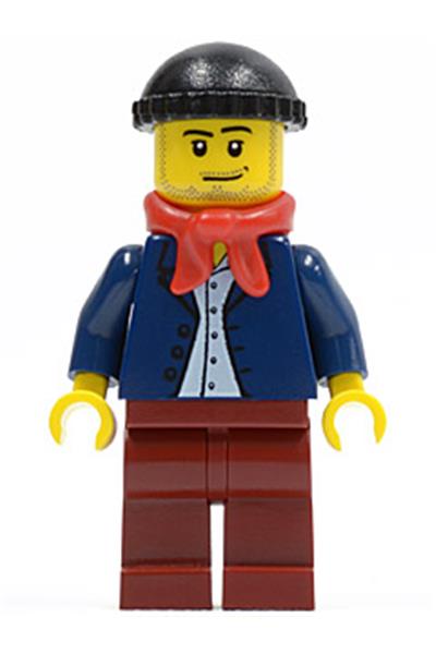 LEGO Male in Dark Blue Jacket Minifigure twn148 | BrickEconomy