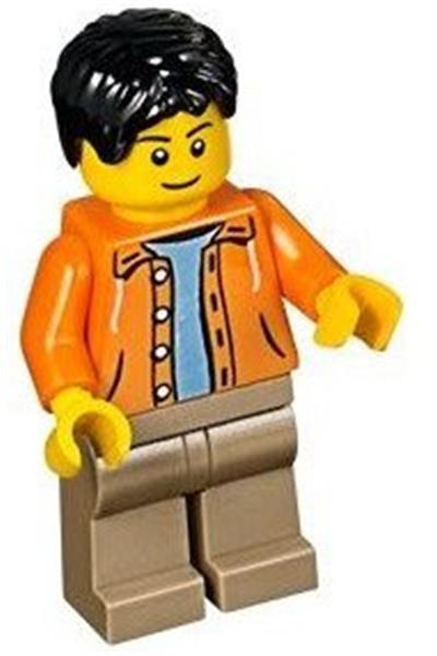 LEGO Male in Orange Jacket Minifigure twn212 | BrickEconomy