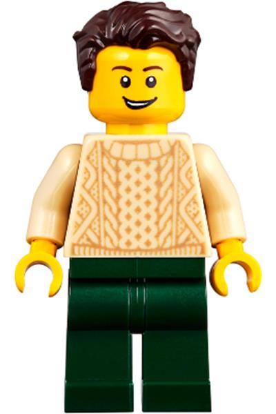 LEGO Man with Dark Brown Hair Minifigure twn359 | BrickEconomy