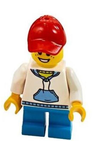LEGO Child Boy with White Hoodie twn372 | BrickEconomy