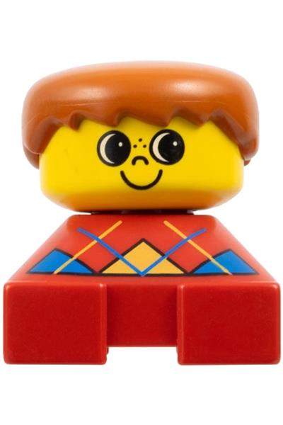 LEGO Duplo Figure with red base Duplo figure 2327pb08 | BrickEconomy