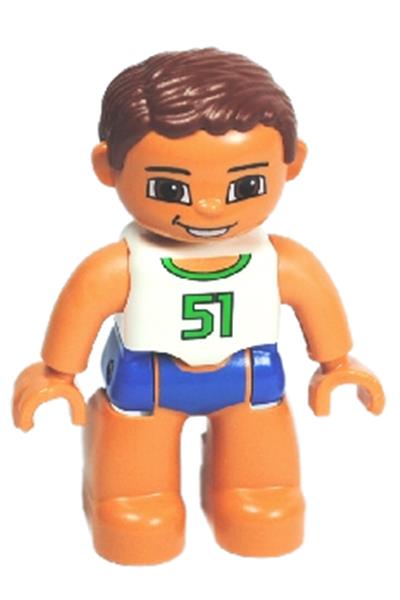 LEGO Male Swimmer Duplo figure 47394pb131 | BrickEconomy