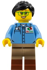 LEGO Train Worker Minifigure adp123 | BrickEconomy