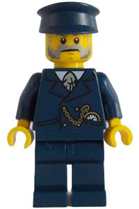 LEGO Brick Cross Train Station Train Conductor adp134 | BrickEconomy
