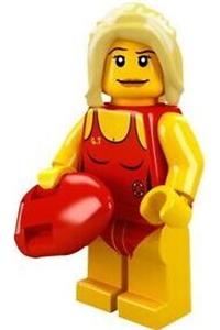 LEGO Lifeguard Minifigure col024 | BrickEconomy