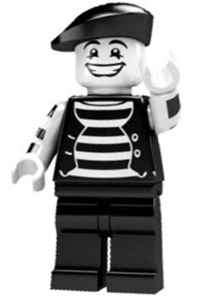 LEGO Mime Minifigure col025 | BrickEconomy