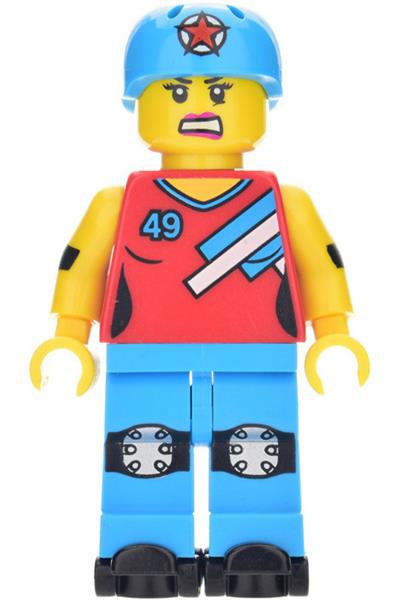 LEGO Roller Derby Girl Minifigure col136 | BrickEconomy