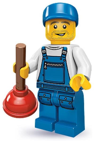 LEGO Plumber Minifigure col144 | BrickEconomy