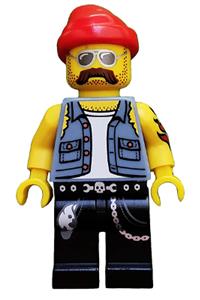 LEGO Motorcycle Mechanic Minifigure col160 | BrickEconomy
