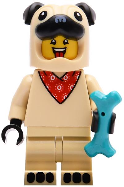 LEGO Pug Costume Guy Minifigure col378 | BrickEconomy