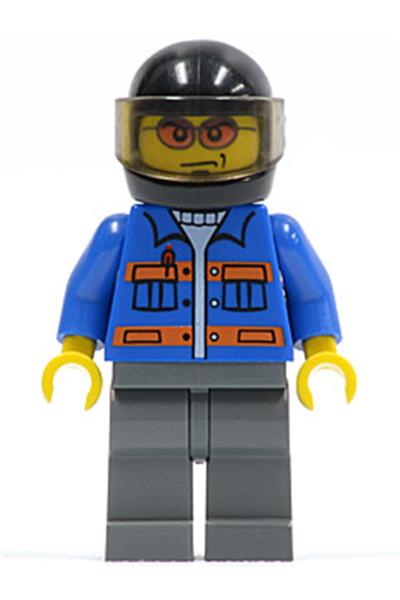 LEGO Malein Blue Jacket with Orange Stripes Minifigure cty0151 ...