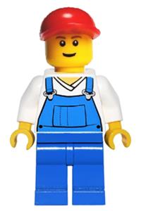 LEGO Male in Blue Overalls Minifigure cty0202 | BrickEconomy