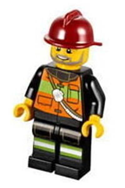 LEGO Firefighter Minifigure cty0369 | BrickEconomy