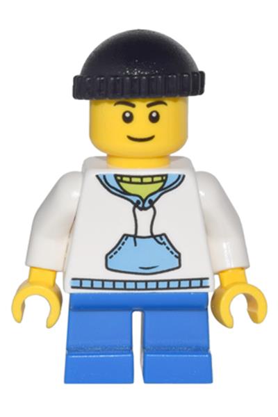 LEGO Boy with White Hoodie Minifigure cty0438 | BrickEconomy