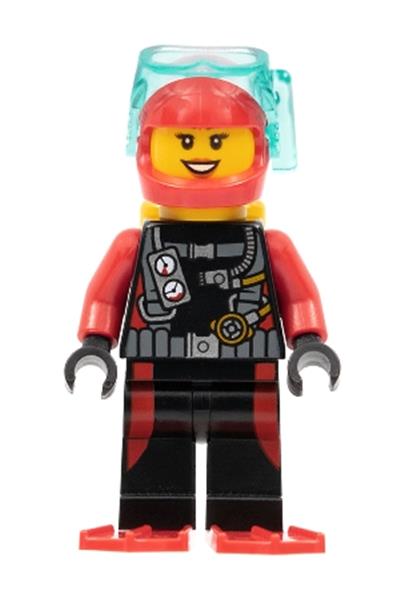 LEGO Scuba Diver Minifigure cty0602 | BrickEconomy