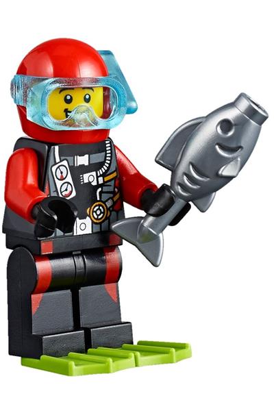 LEGO Scuba Diver Minifigure cty0764 | BrickEconomy