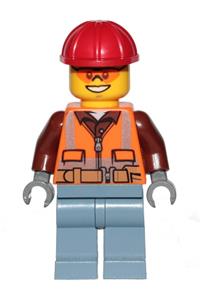 LEGO Construction Worker Minifigure cty1093 | BrickEconomy
