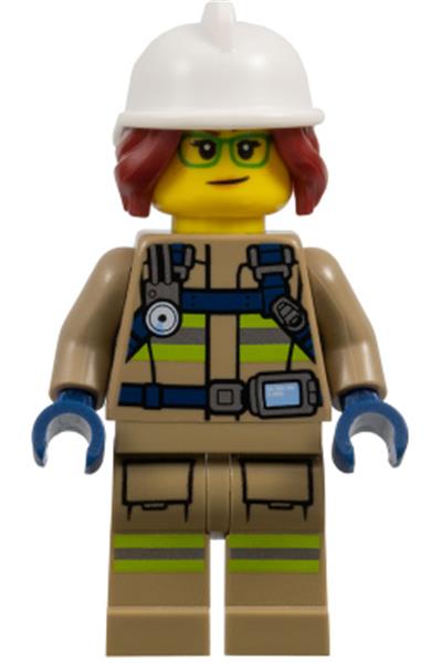 LEGO Freya McCloud Firefighter Minifigure cty1113 | BrickEconomy