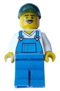 LEGO Overalls Blue over V-Neck Shirt cty1291 | BrickEconomy