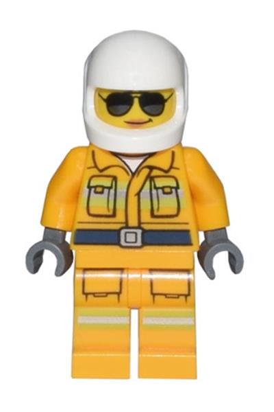 LEGO Firefighter Reflective Stripes Minifigure cty1433 | BrickEconomy