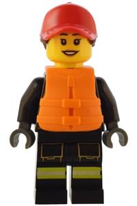 LEGO Firefighter Female Minifigure cty1551 | BrickEconomy
