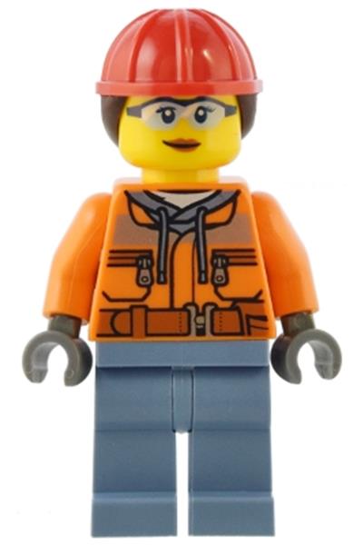 LEGO Construction Worker Minifigure cty1554 | BrickEconomy