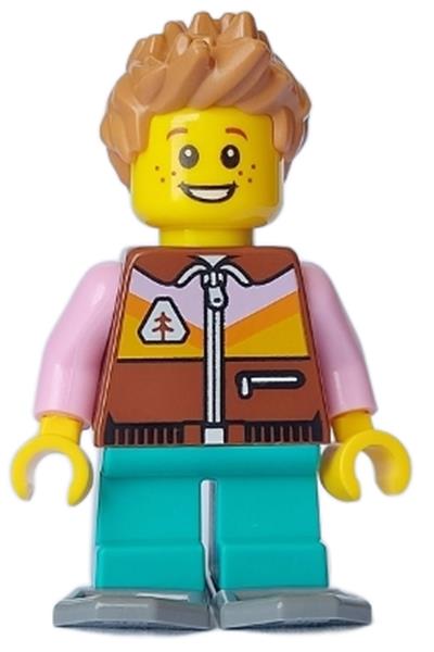 LEGO Boy - Reddish Brown Jacket Minifigure cty1637 | BrickEconomy