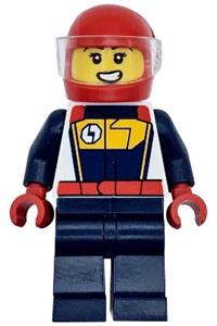 LEGO Race Car Driver Minifigure cty1711 | BrickEconomy