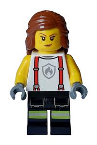 LEGO Firefighter Female Minifigure cty1715 | BrickEconomy