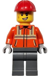 LEGO Male Construction Worker Minifigure cty1817 | BrickEconomy