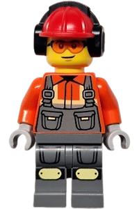 LEGO Male Construction Worker Minifigure cty1819 | BrickEconomy
