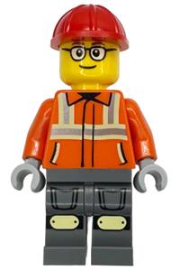 LEGO Construction Worker Minifigure cty1910 | BrickEconomy