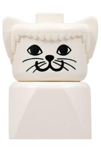 LEGO Duplo Cat on White Base dupfig020 | BrickEconomy