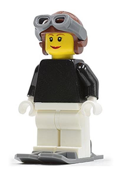 LEGO Climate Connections Skier Minifigure fst014 | BrickEconomy