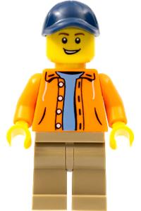 LEGO Male in Orange Jacket Minifigure gen079 | BrickEconomy