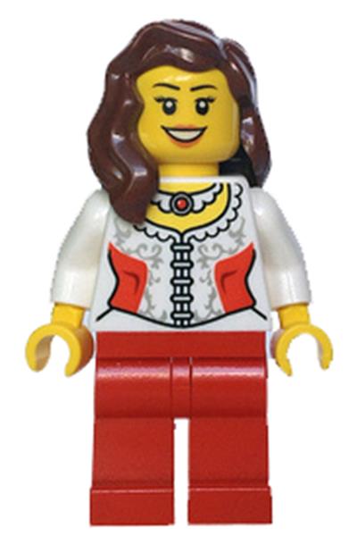 LEGO Female in White Lace Blouse Minifigure hol022 | BrickEconomy