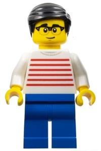 LEGO Man in White Sweater Minifigure hol343 | BrickEconomy