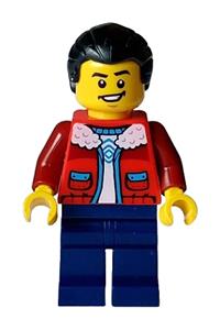 LEGO Man in Red Jacket Minifigure hol354 | BrickEconomy