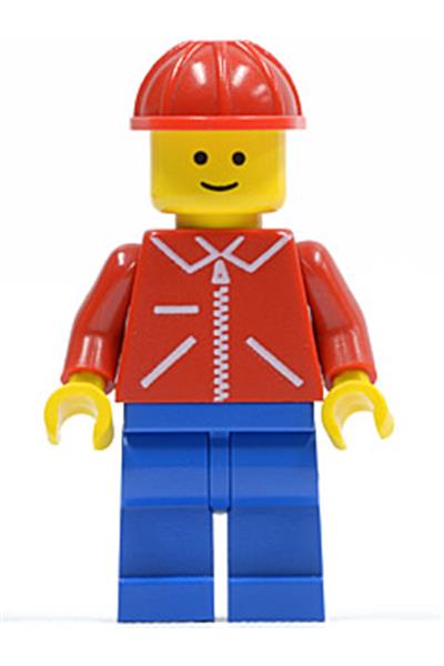LEGO Male in Jacket Red with Zipper Minifigure jred010 | BrickEconomy