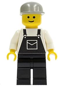 LEGO Male with Black Overalls Minifigure ovr004 | BrickEconomy