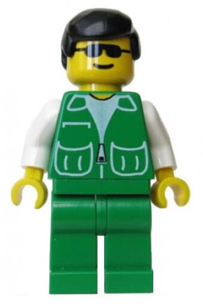 LEGO Male in Green Jacket Minifigure pck019 | BrickEconomy